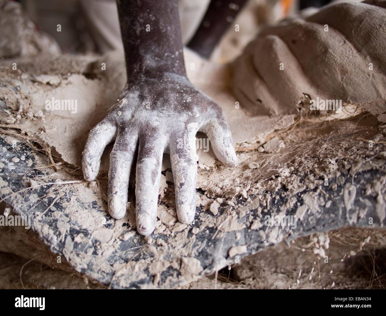 Sculpture plaster hand hi-res stock photography and images - Alamy