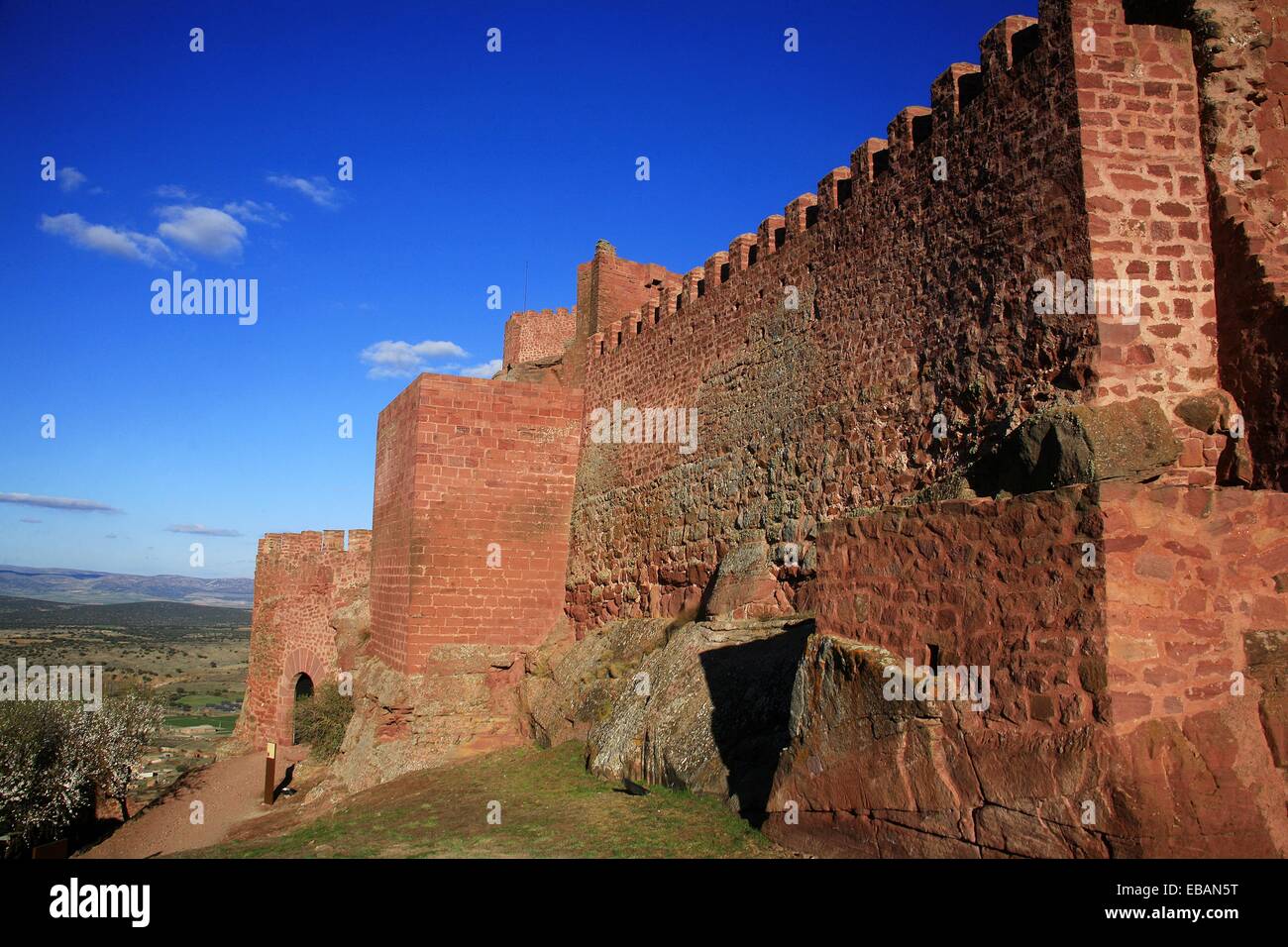 Peracense castle, X-XI centuries Teruel Stock Photo - Alamy