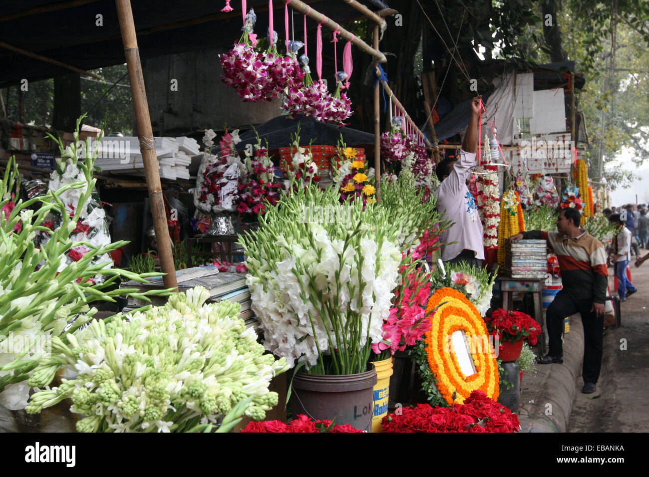 Colorful flower in dhaka Stock Photo - Alamy