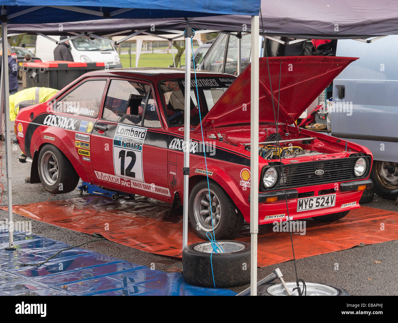 Ford Escort Mk II in Neil Howard Memorial Car Rally at Oulton Park ...