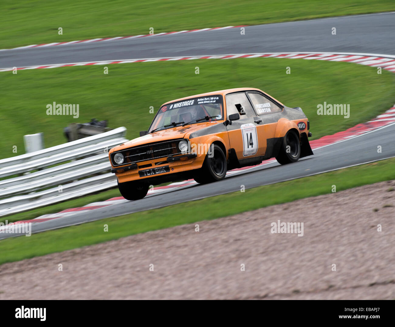 Ford Escort Mk II in Neil Howard Memorial Car Rally at Oulton Park ...
