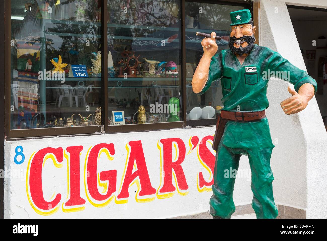 A Cuban Cigar shop in Cozumel, Mexico Stock Photo - Alamy