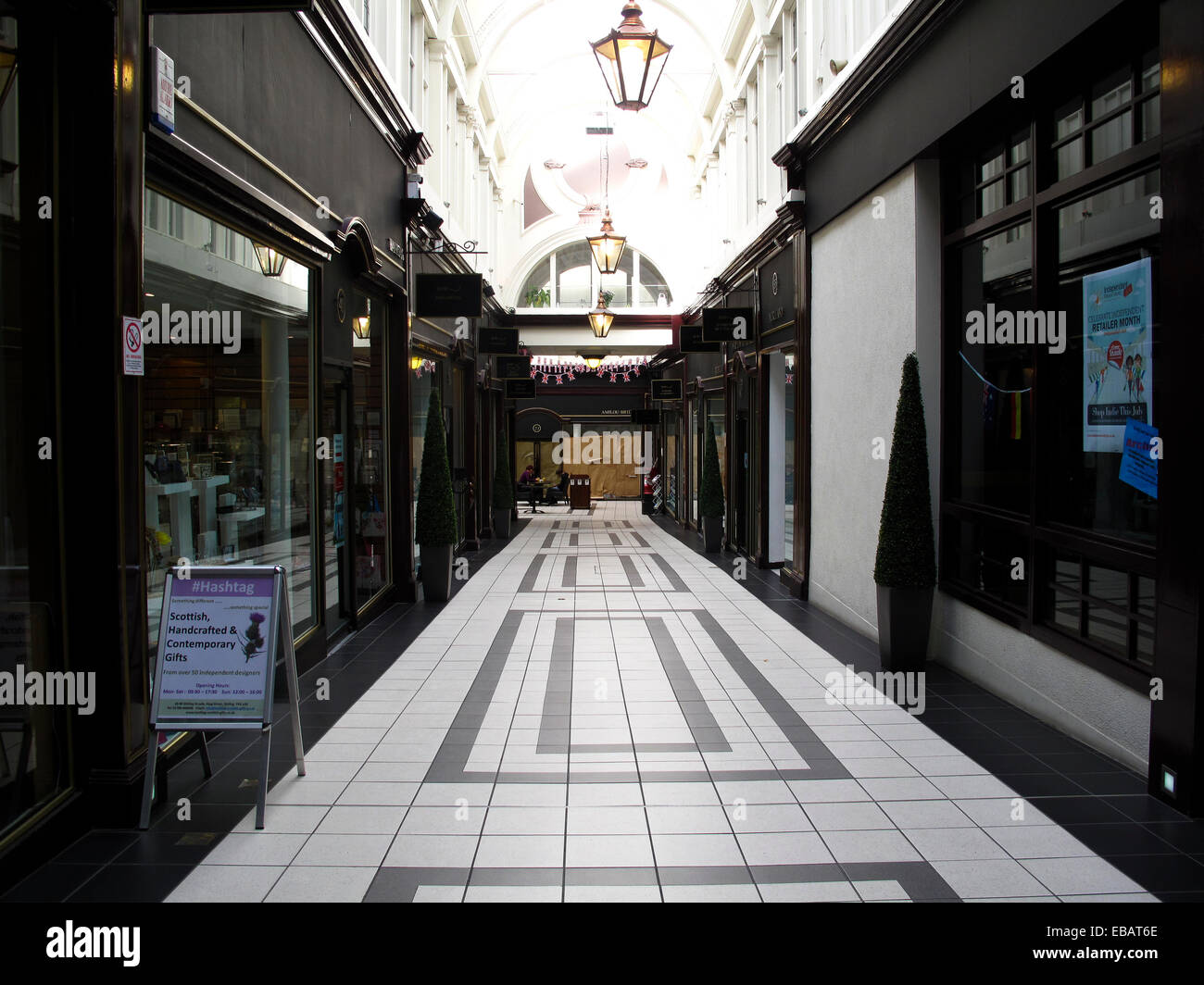 The Stirling Arcade Victorian shopping mall Stock Photo - Alamy