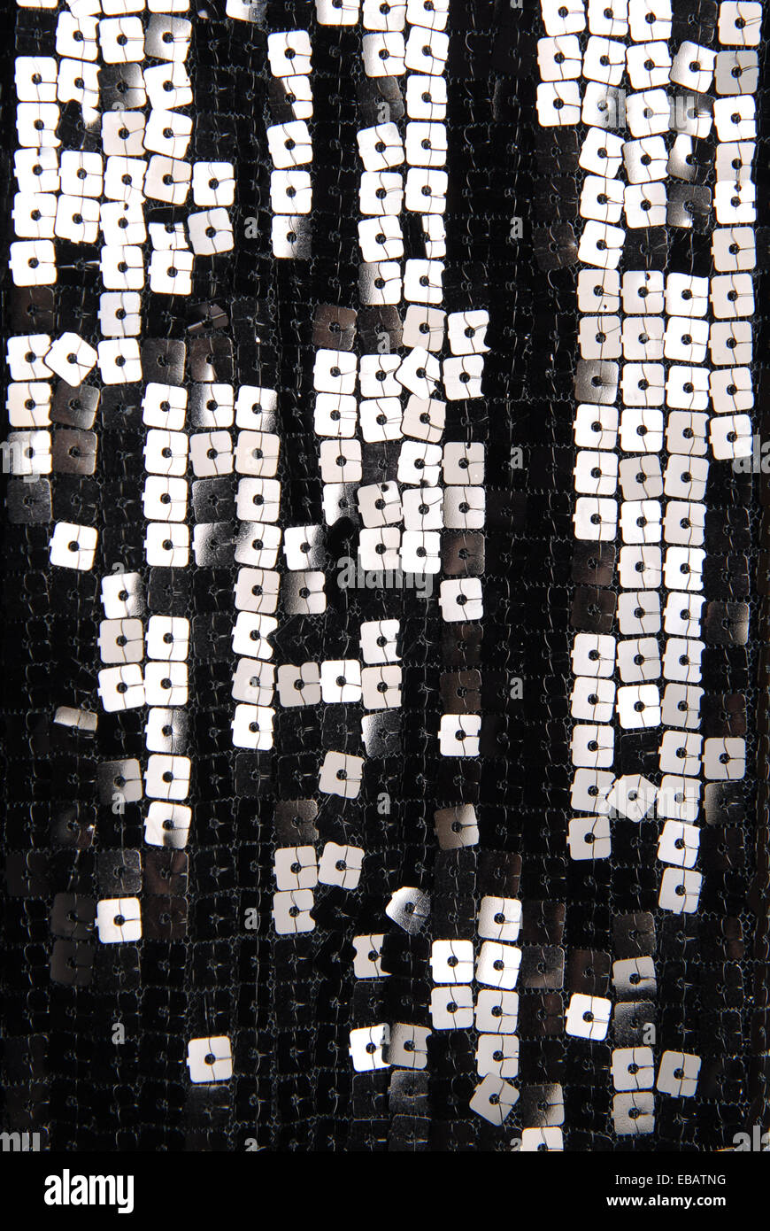 shiny black fabric with sequins and lighting Stock Photo - Alamy