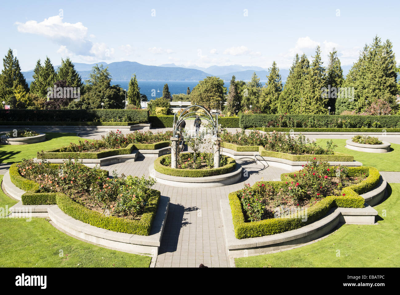 University Of British Columbia Rose Garden High Resolution Stock ...