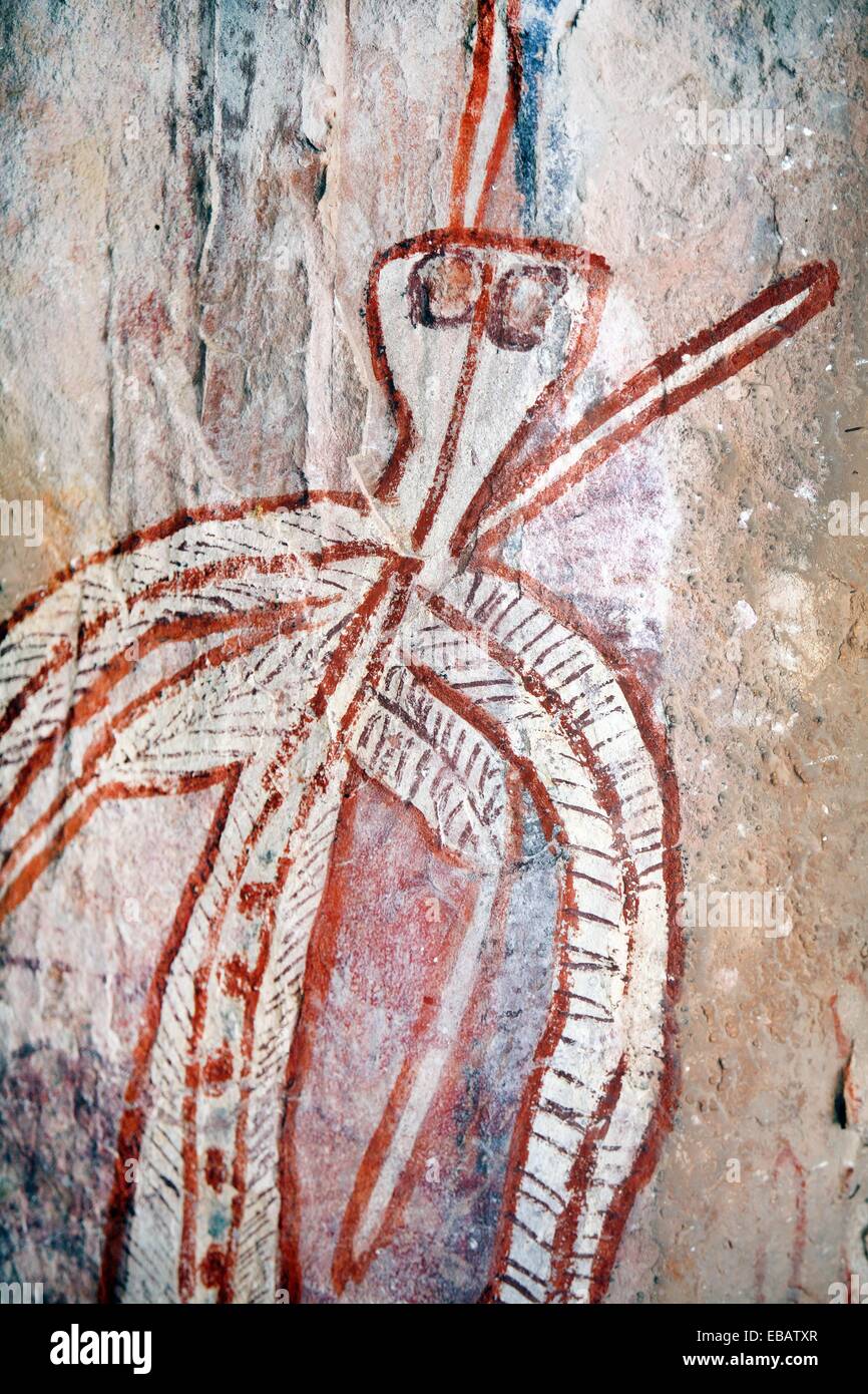 Aboriginal rock art site in Kakadu National Park, Northern Territory, Australia Stock Photo - Alamy