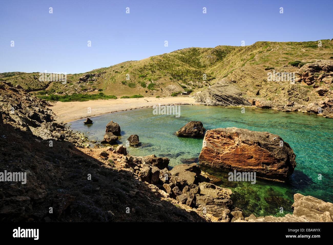 Cala en calderer menorca hi-res stock photography and images - Alamy