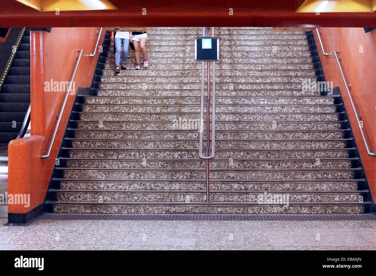 Entrance to a MTR station, Hong Kong, China, East Asia Stock Photo - Alamy