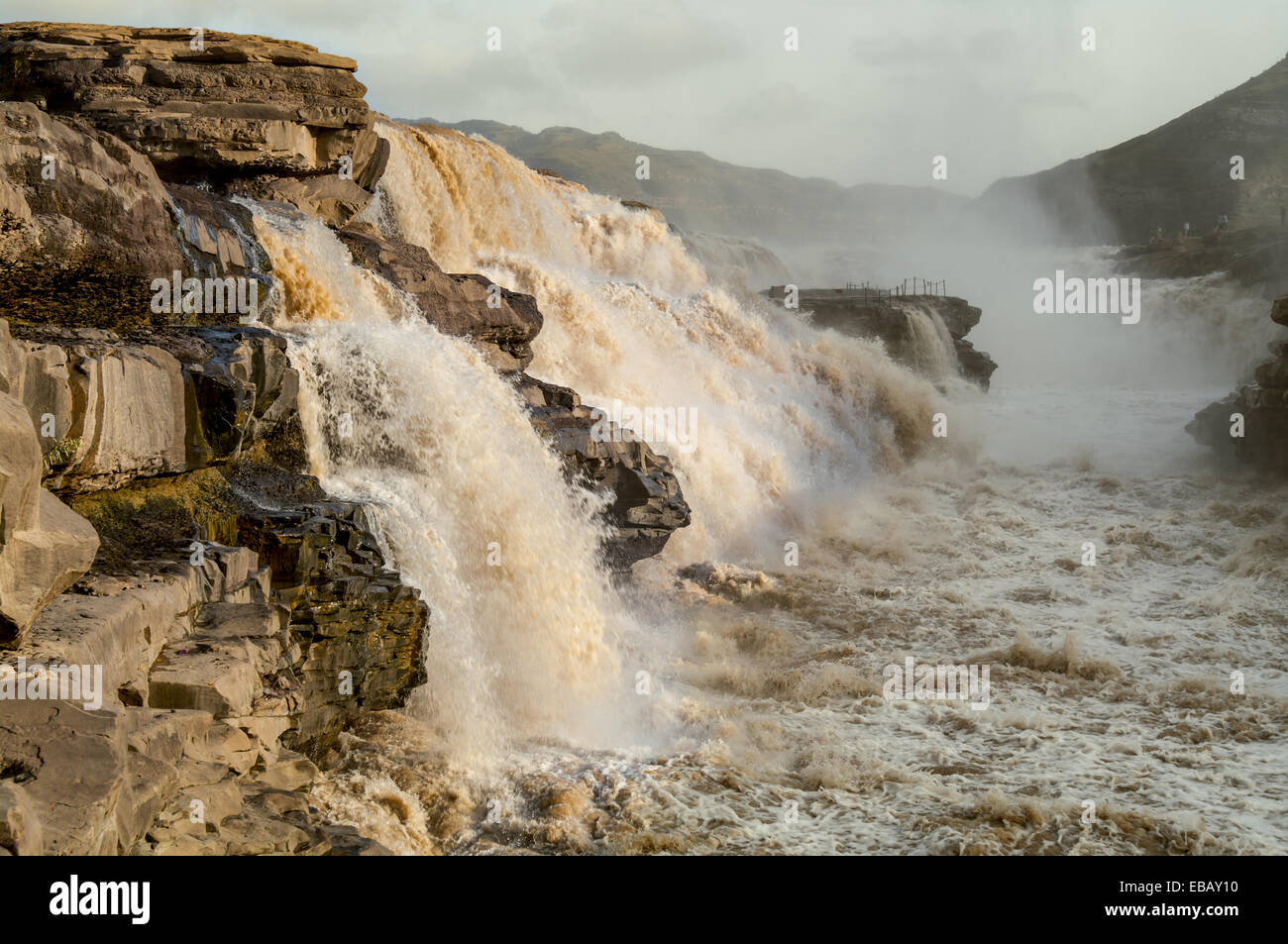 Hukou Falls of the Yellow River Stock Photo - Alamy
