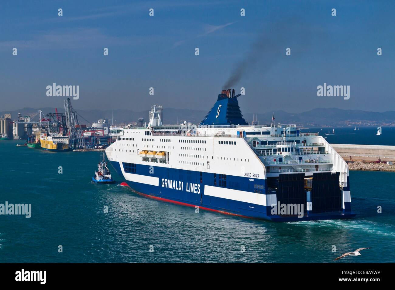 Grimaldi line ship hi-res stock photography and images - Alamy