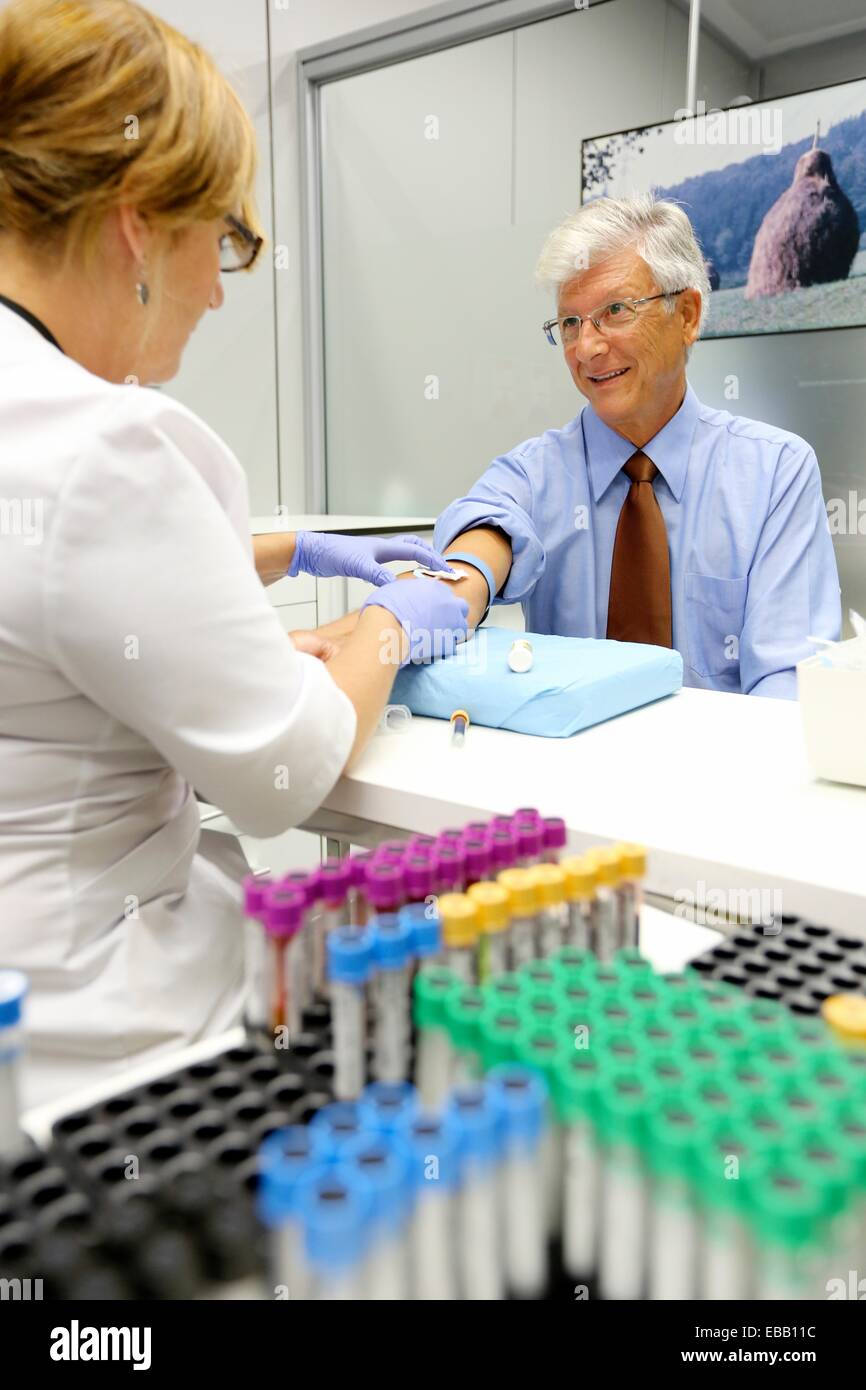 adult analysis Basque Country blood cancer case center color image ...