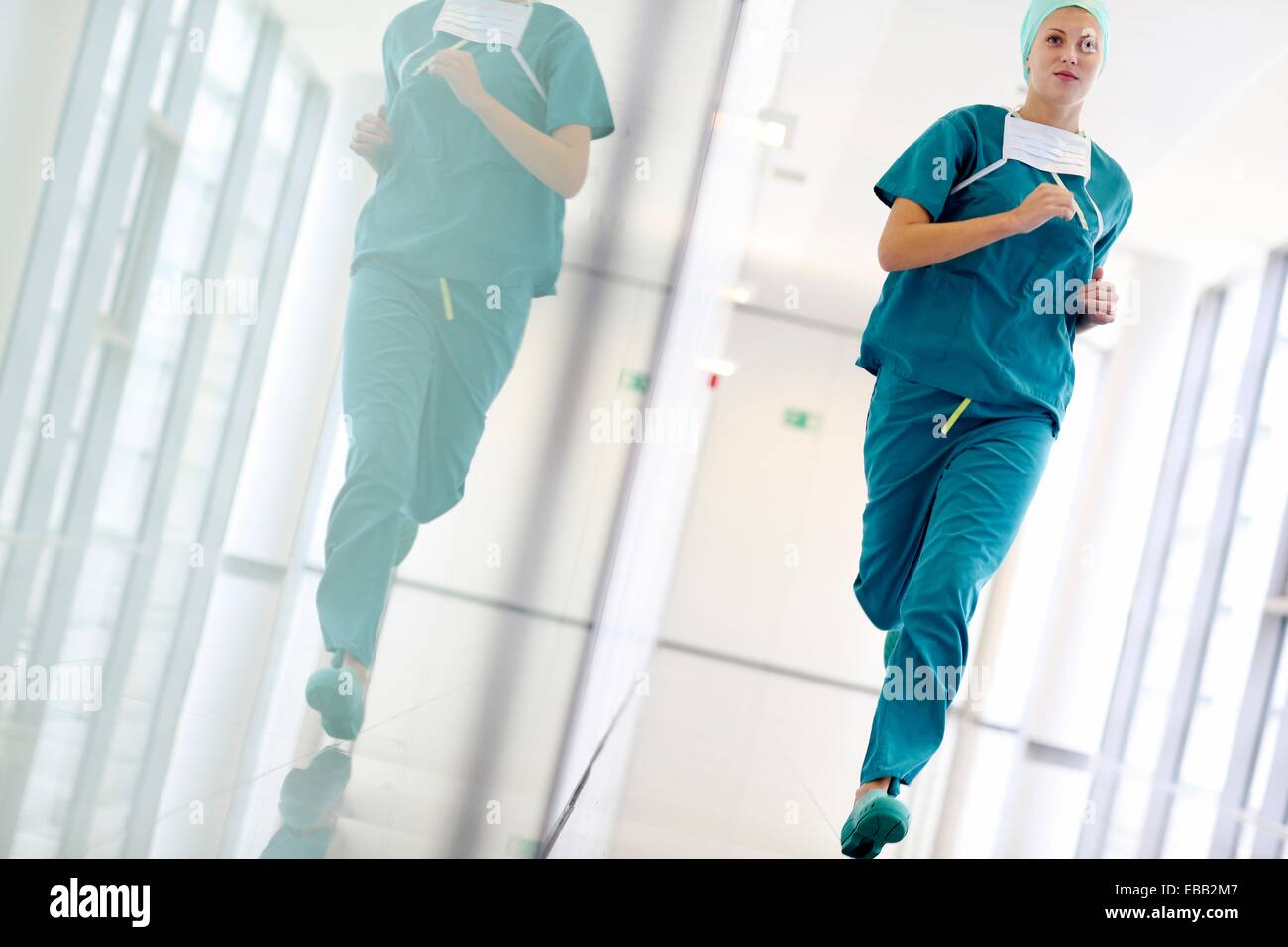 Hospital Corridor Rushed High Resolution Stock Photography and Images ...