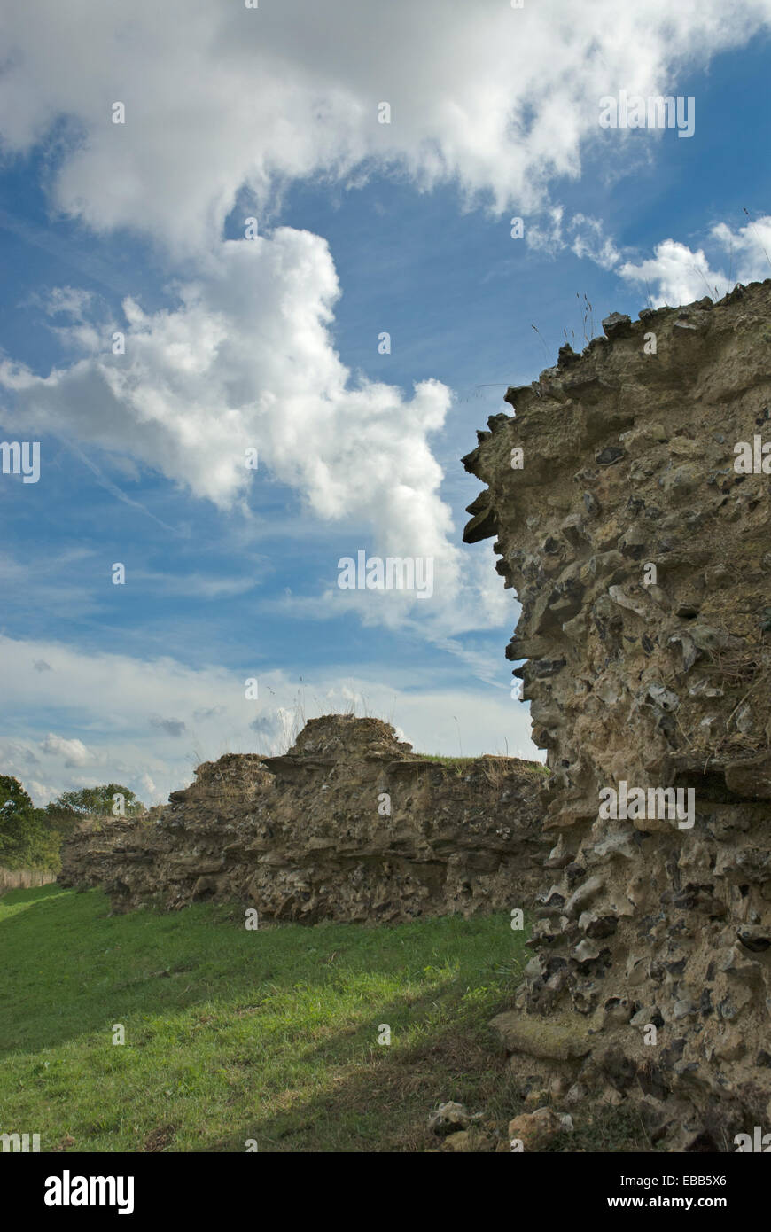East Wall Calleva Atrebatum Silchester Roman Town Stock Photo - Alamy