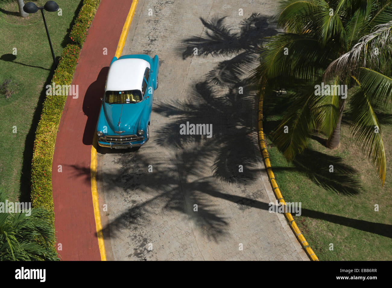 One of the typical cars that still run by the Cuban roads Stock Photo ...