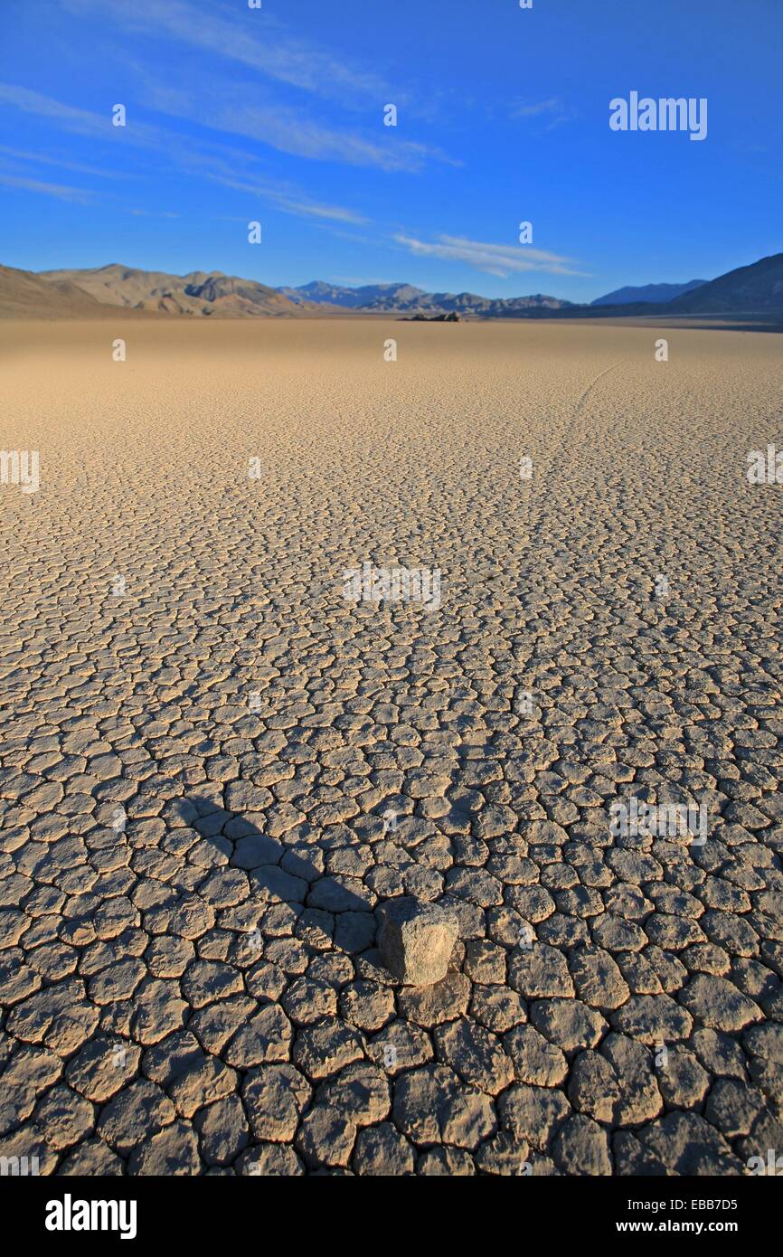 Death Valley, Moving Rocks, California, USA Stock Photo - Alamy