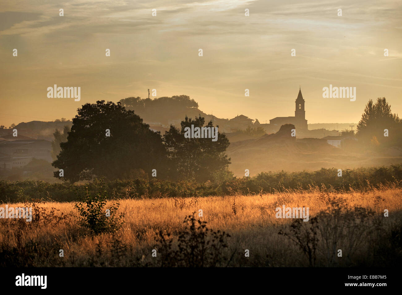 Navarrete village, Way of St James, La Rioja, Spain Stock Photo - Alamy