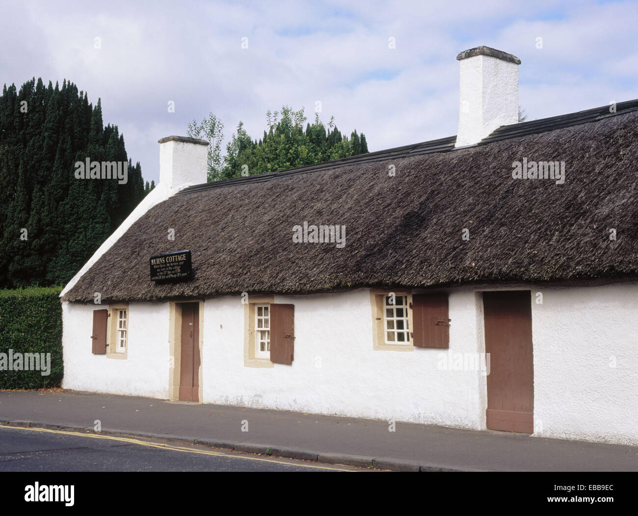 Robert Burns Cottage Alloway High Resolution Stock Photography and ...