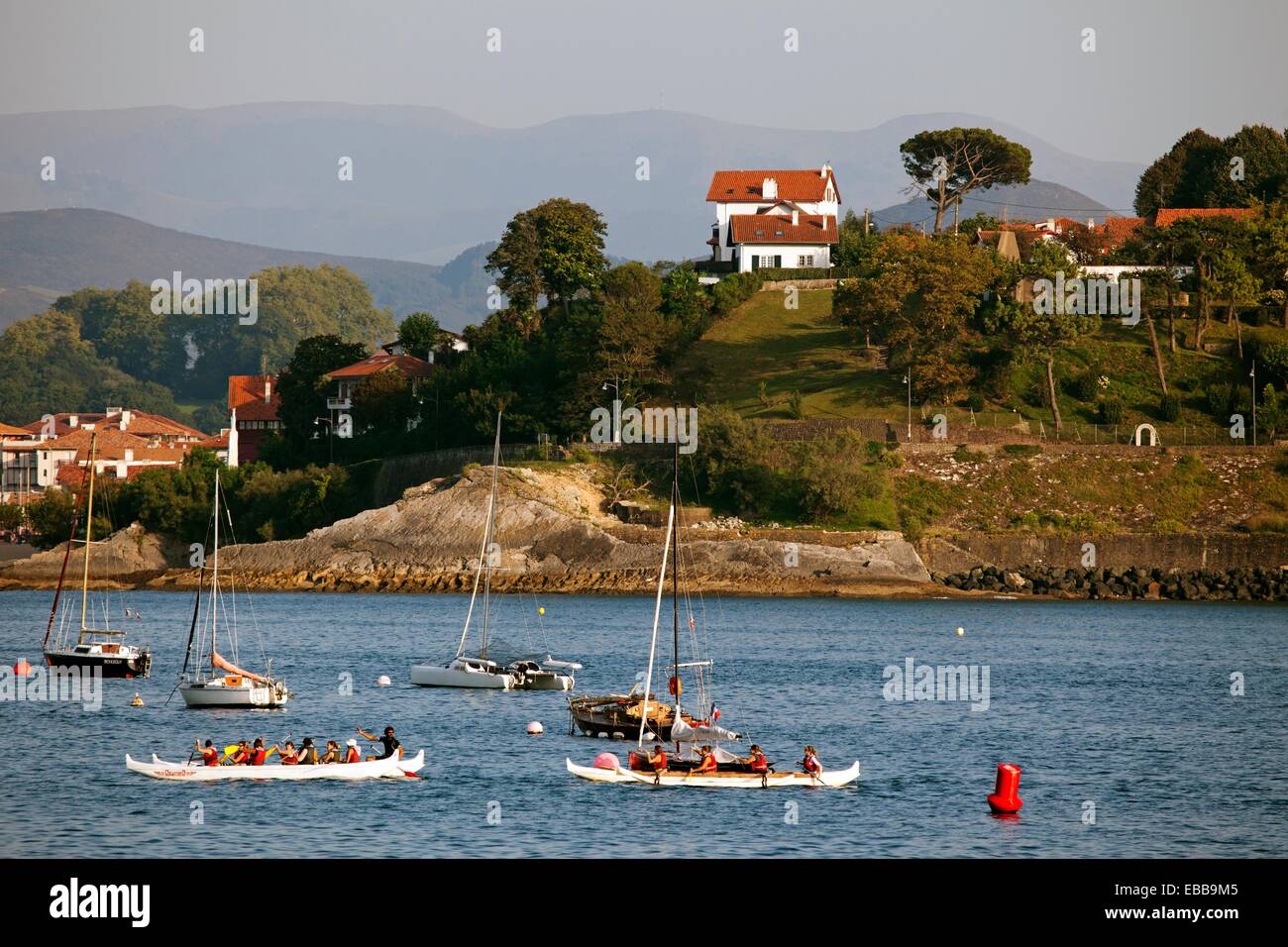 Ciboure French Basque coast France Stock Photo - Alamy