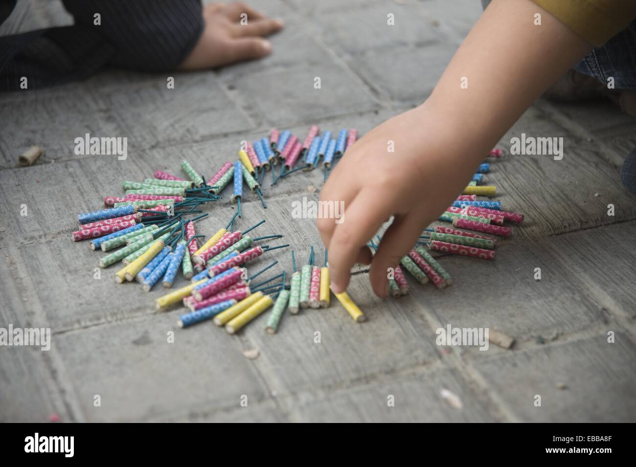 Playing with firecrackers hi-res stock photography and images - Alamy