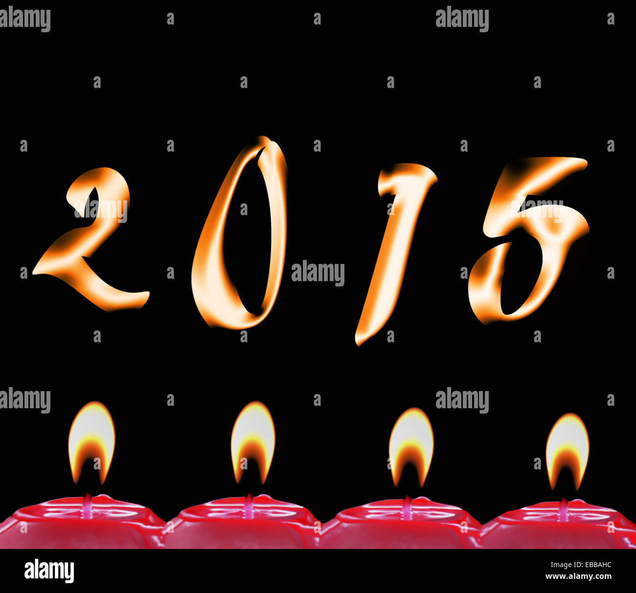 Candle black background above hi-res stock photography and images - Alamy