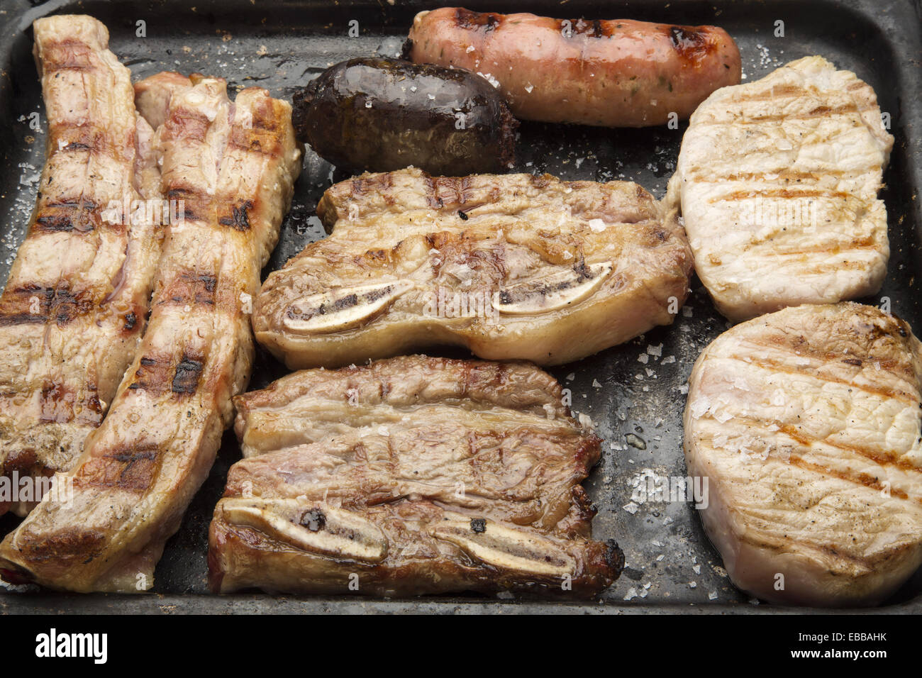 Beef barbecue grill Stock Photo - Alamy