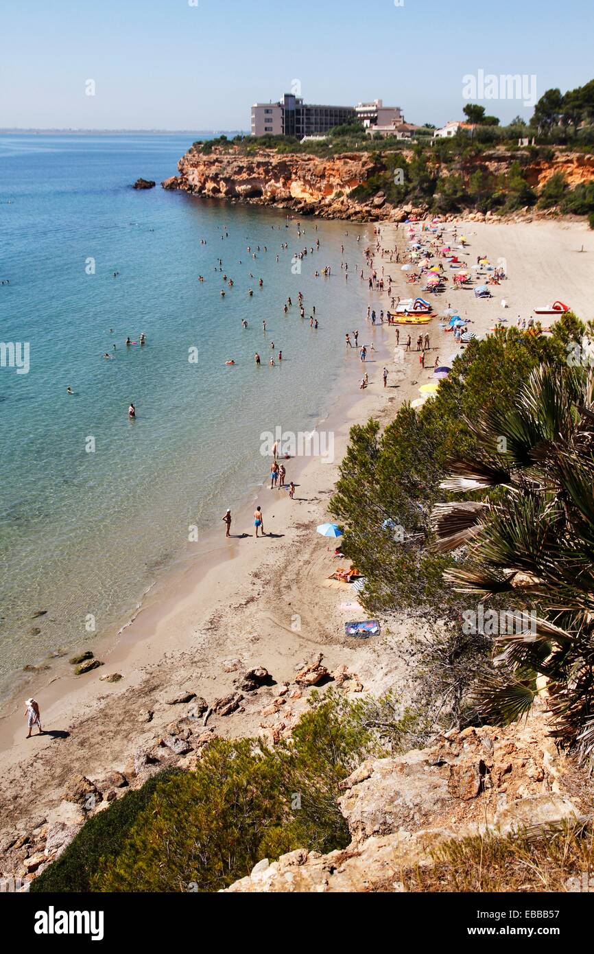 Cap Roig beach L´Ampolla Tarragona province Catalunya Spain Stock Photo ...