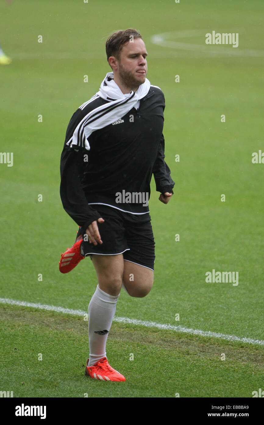 Niall Horan Football game with Teams managed by Niall Horan and Piers ...