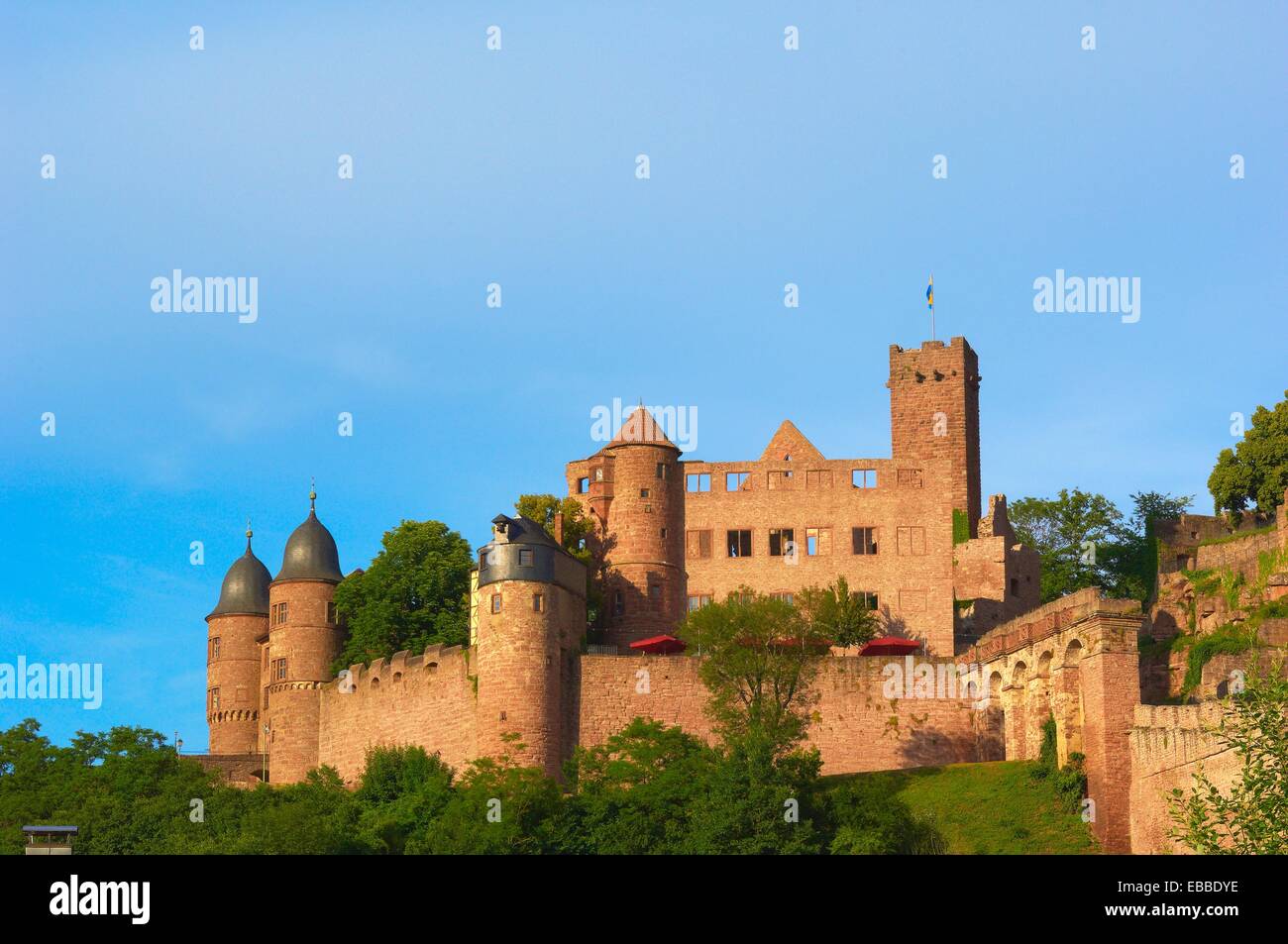 Wertheim baden wuerttemberg wertheim castle hi-res stock photography ...