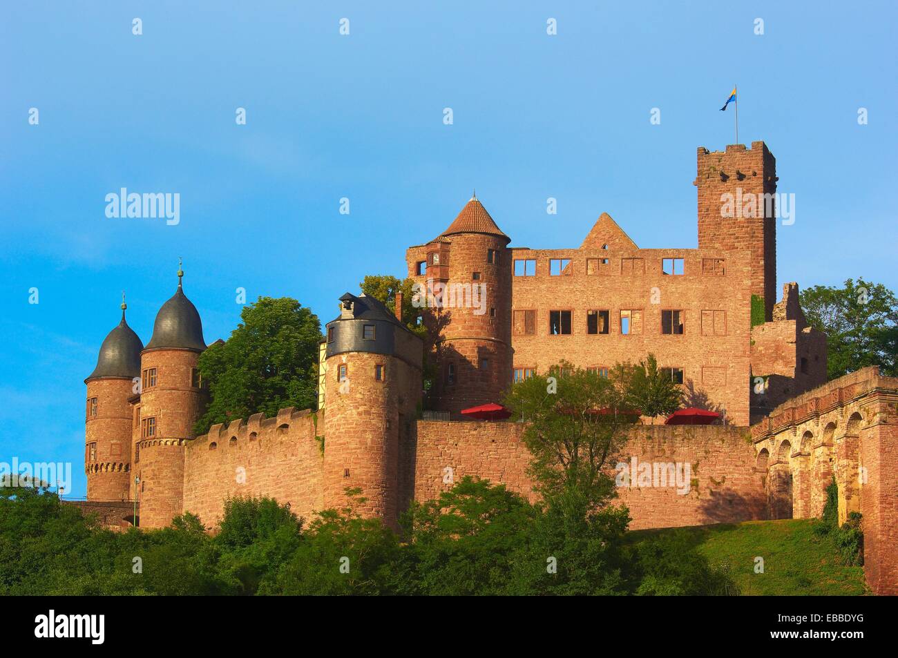 Wertheim baden wuerttemberg wertheim castle hi-res stock photography ...