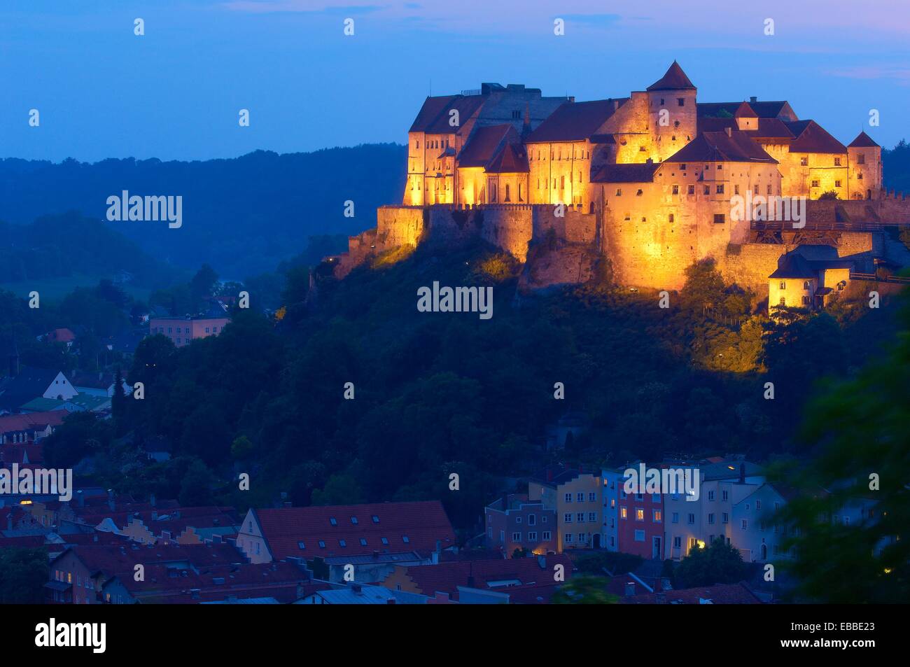 Burghausen castle altotting district upper hi-res stock photography and ...