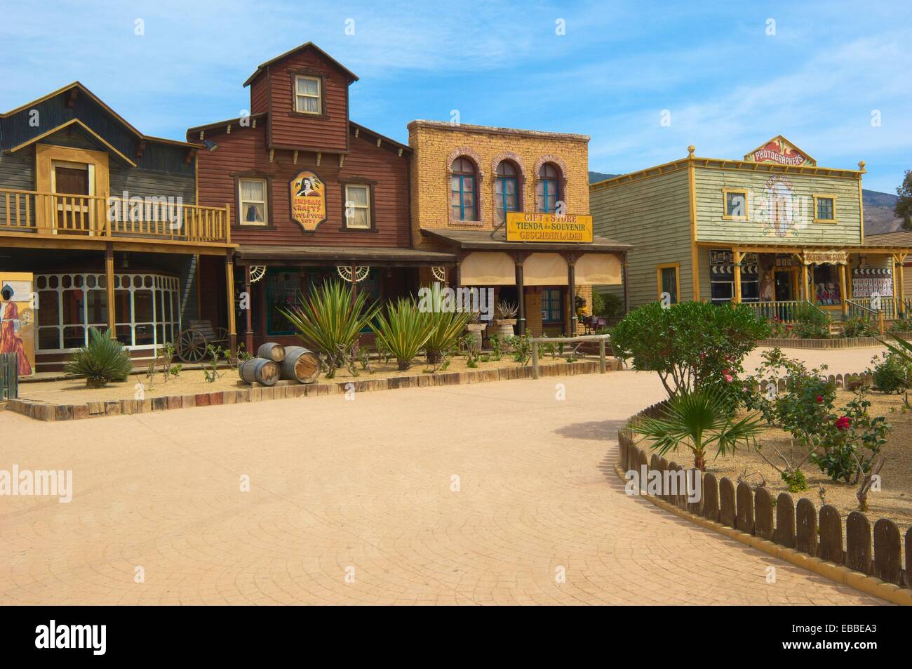 Mini hollywood film set hi-res stock photography and images - Alamy