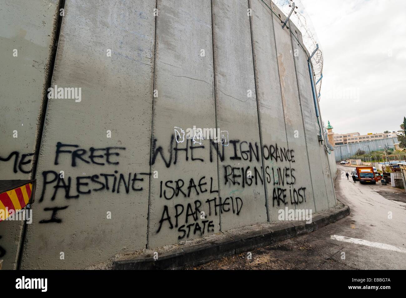 Israeli West Bank Fence High Resolution Stock Photography and Images ...