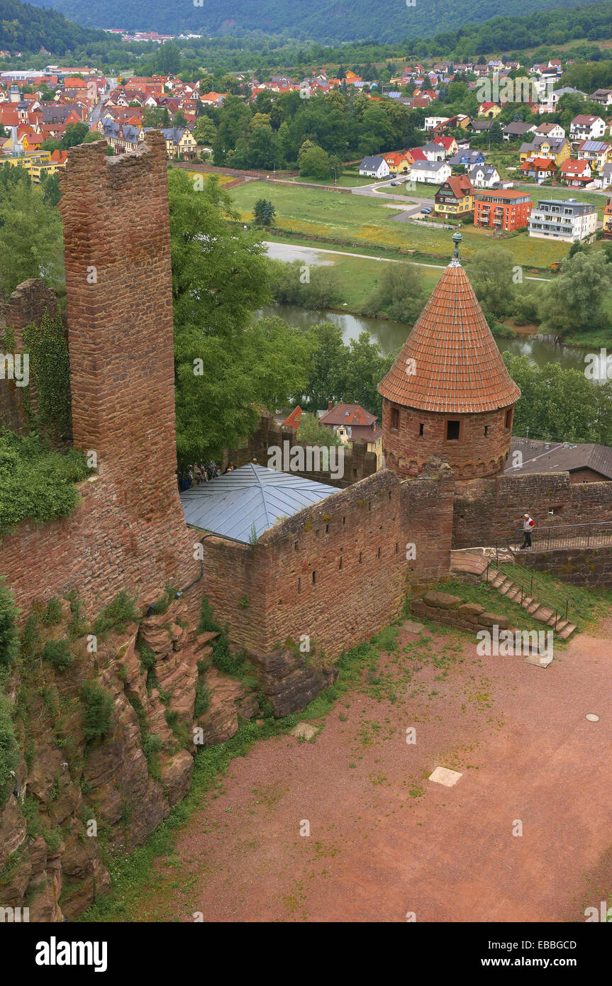Wertheim, Wertheim castle, Main River, Main-Tauber, Romantische Strasse ...