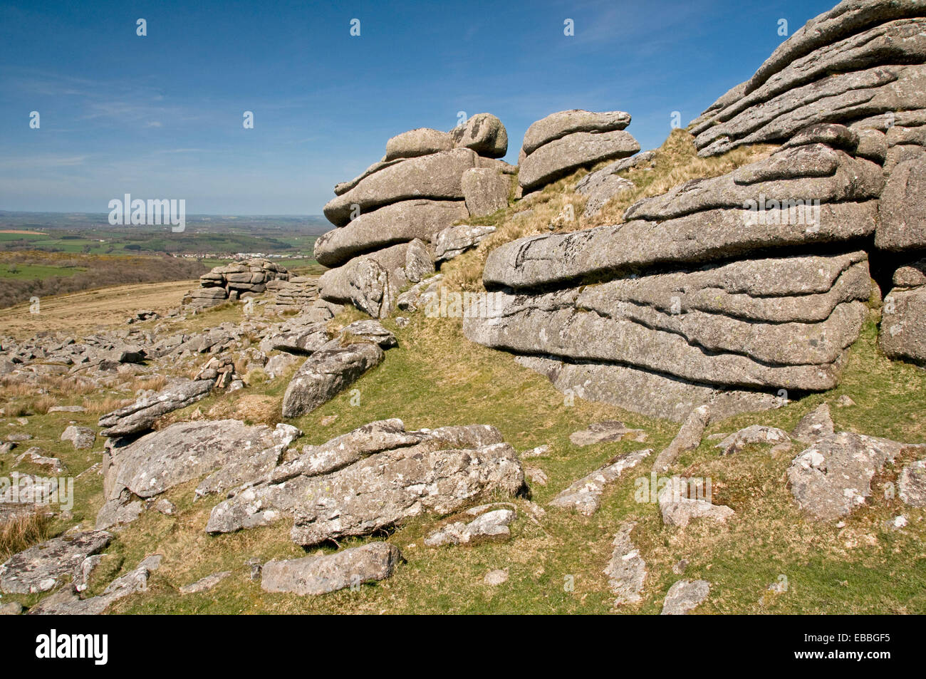 On Belstone Common, Dartmoor, looking north Stock Photo - Alamy