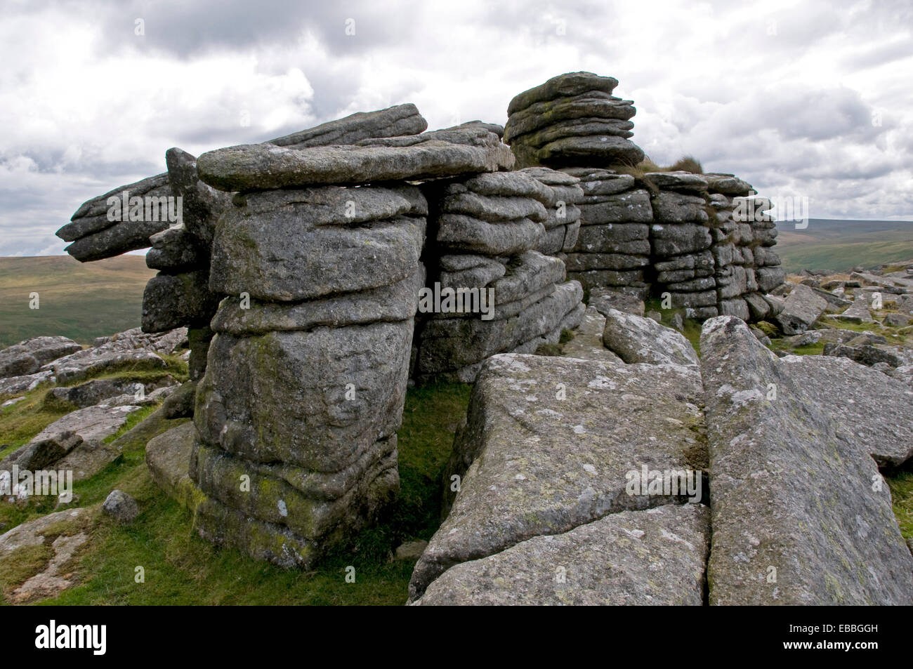 On Belstone Common, Dartmoor Stock Photo - Alamy