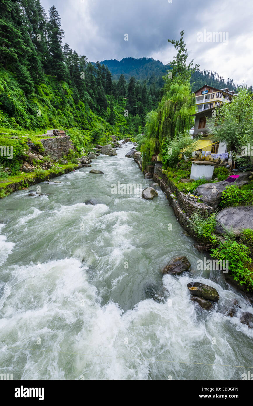 Manali, Himachal Pradesh River Beas High Resolution Stock Photography ...