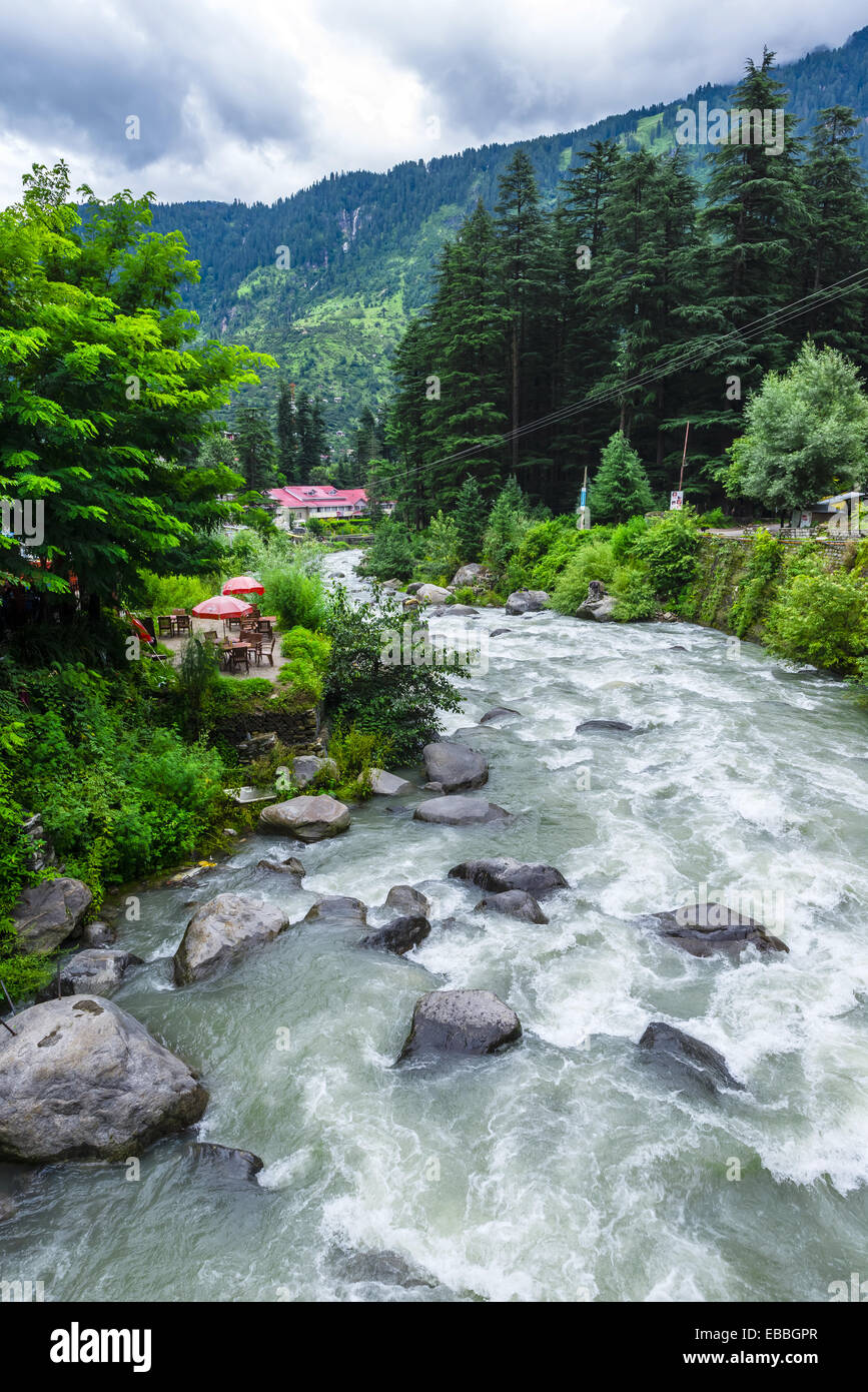 Manali, Himachal Pradesh River Beas High Resolution Stock Photography ...