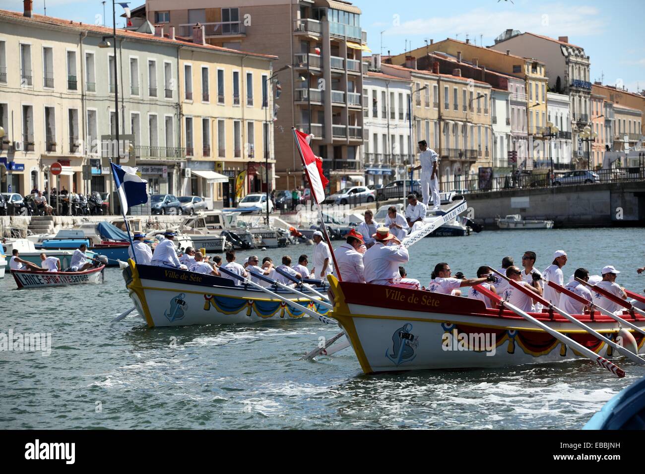 France herault sete water joust hi-res stock photography and images - Alamy