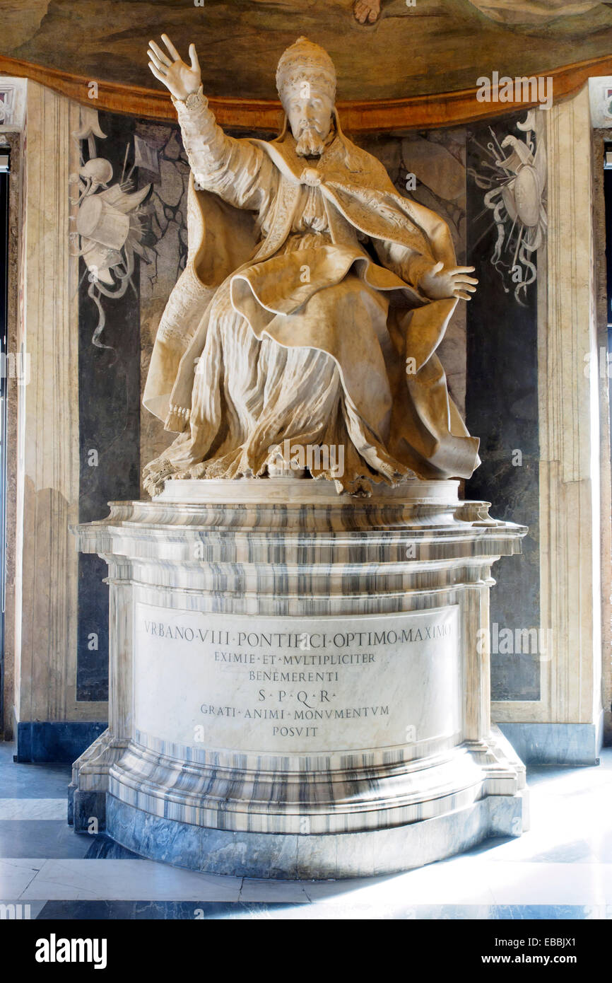Statue of Pope Urbano VIII Giovanni Lorenzo Bernini Musei Capitolini ...