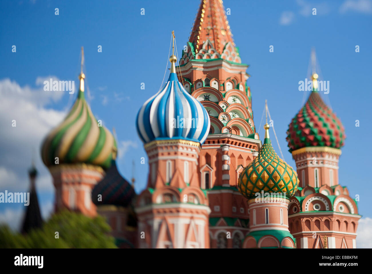 Saint Basil cathedral. Moscow. Red square. architecture blue brick ...