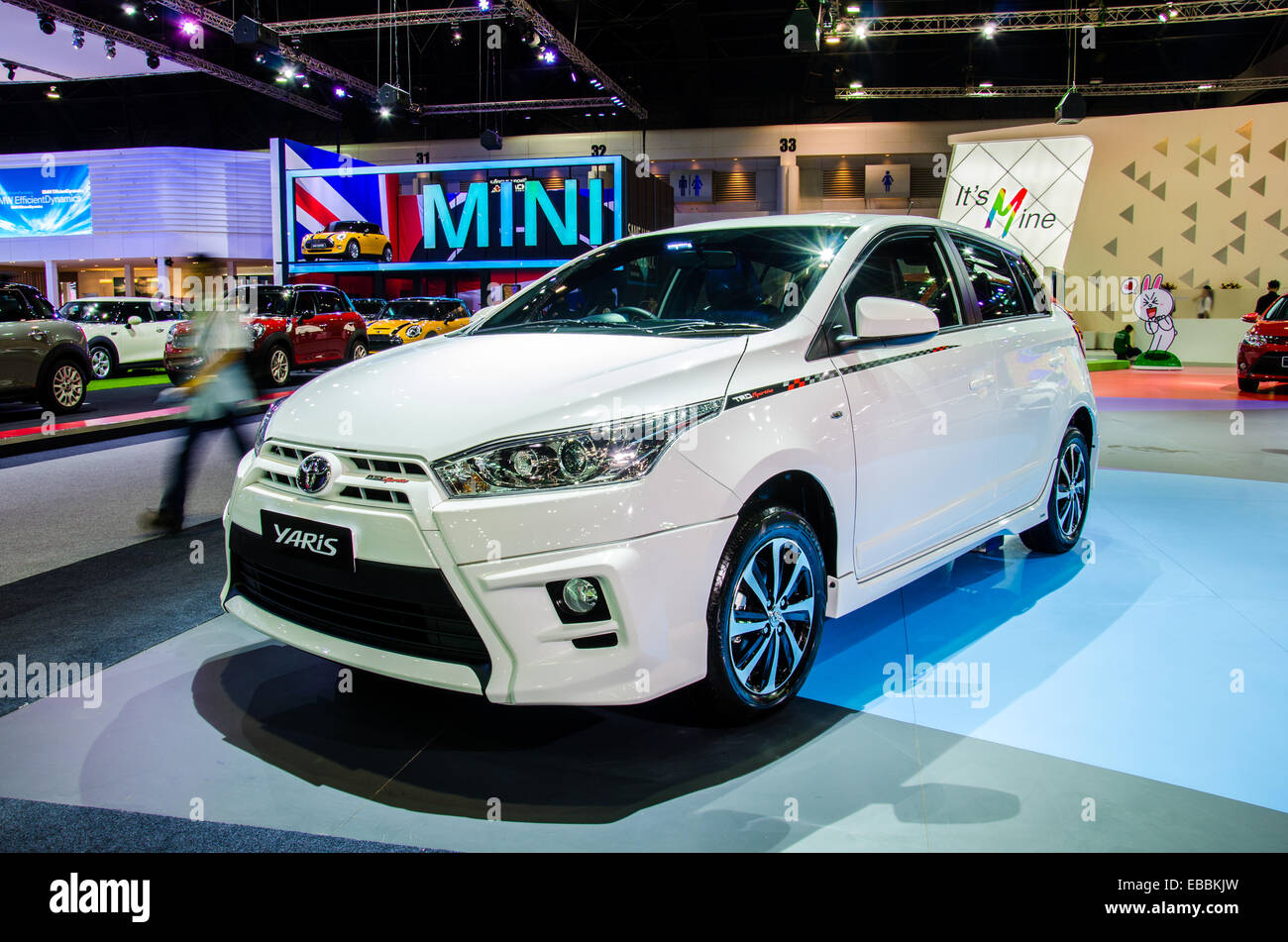 Toyota yaris car on display hi-res stock photography and images - Alamy