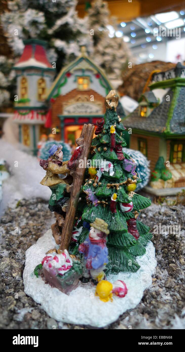 Christmas Model Village Landscape High Resolution Stock Photography and ...