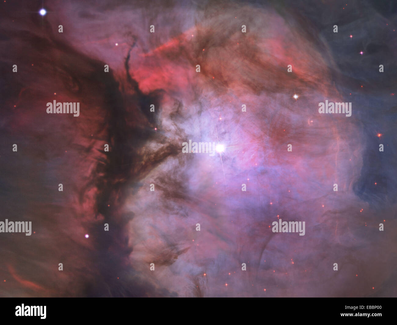 Camera On A Nebula Exploding