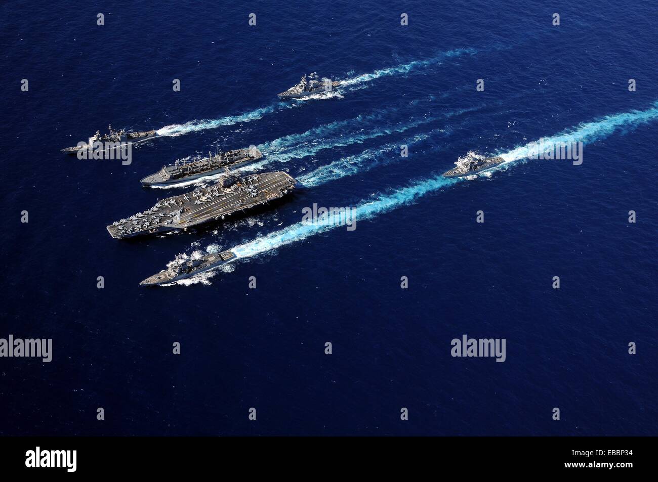 Navy ships formation pacific hi-res stock photography and images - Alamy