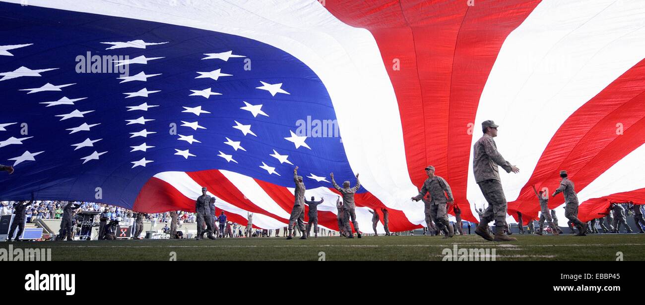 U.s. flag stadium hi-res stock photography and images - Alamy