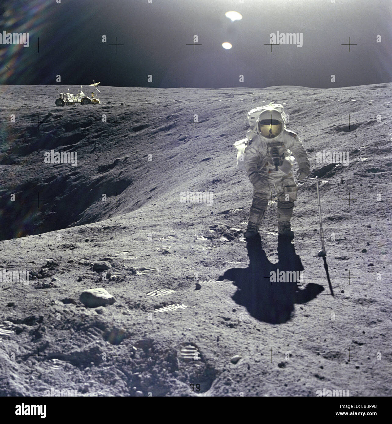Apollo moon landing collecting samples hi-res stock photography and ...