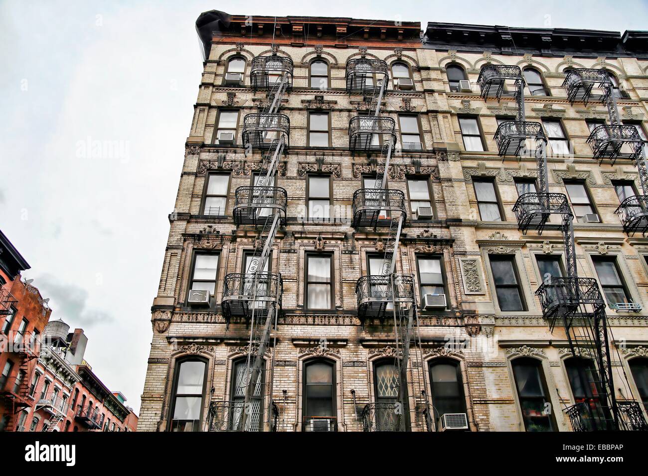 Orchard Street Old Tenement Buildings, Lower East Side, New York, NY ...