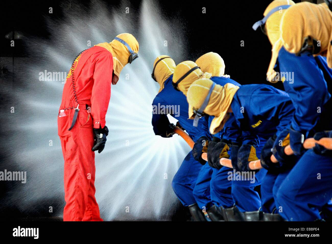 Fire hose handling hi-res stock photography and images - Alamy