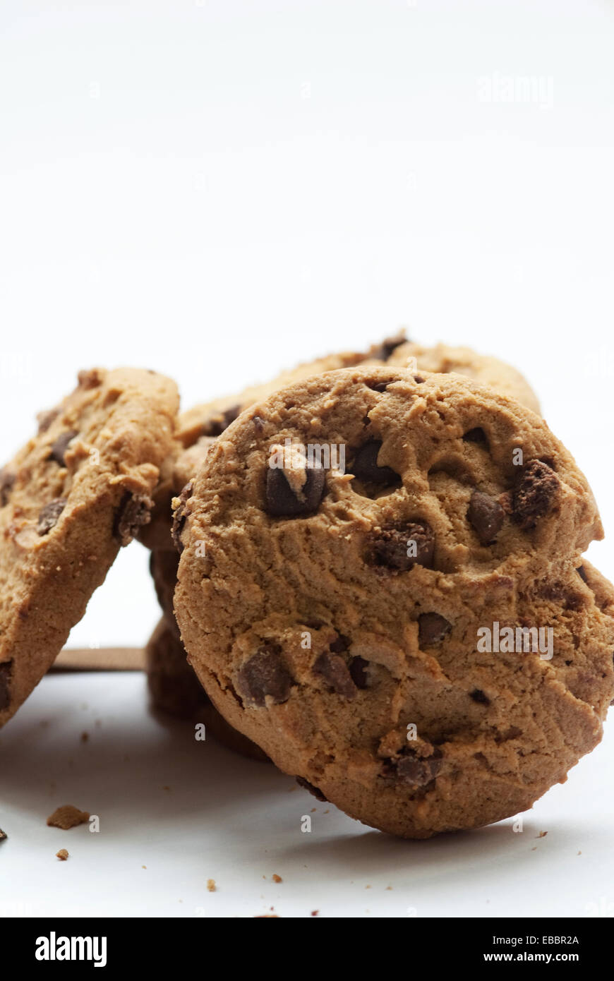 Still life food image of cookies on a white background Stock Photo - Alamy
