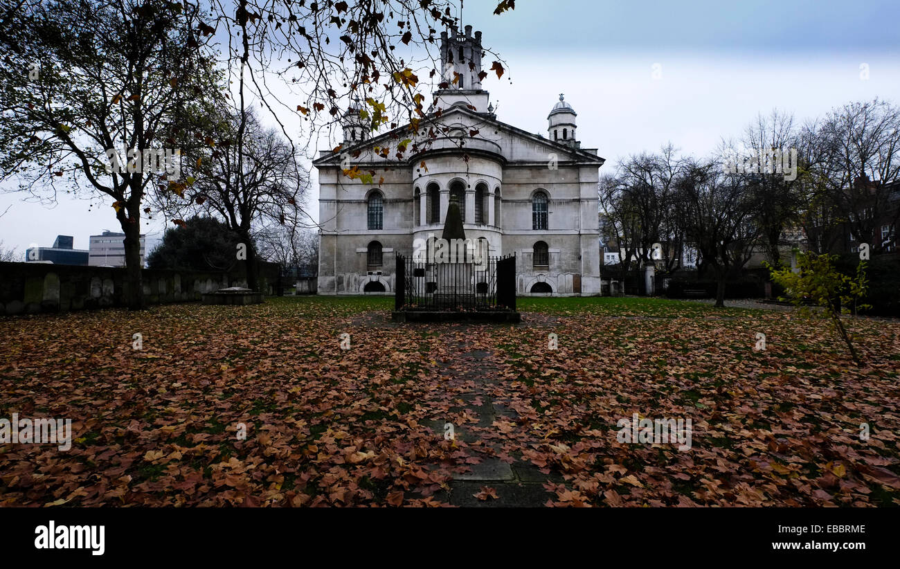 St George in the East Stock Photo - Alamy
